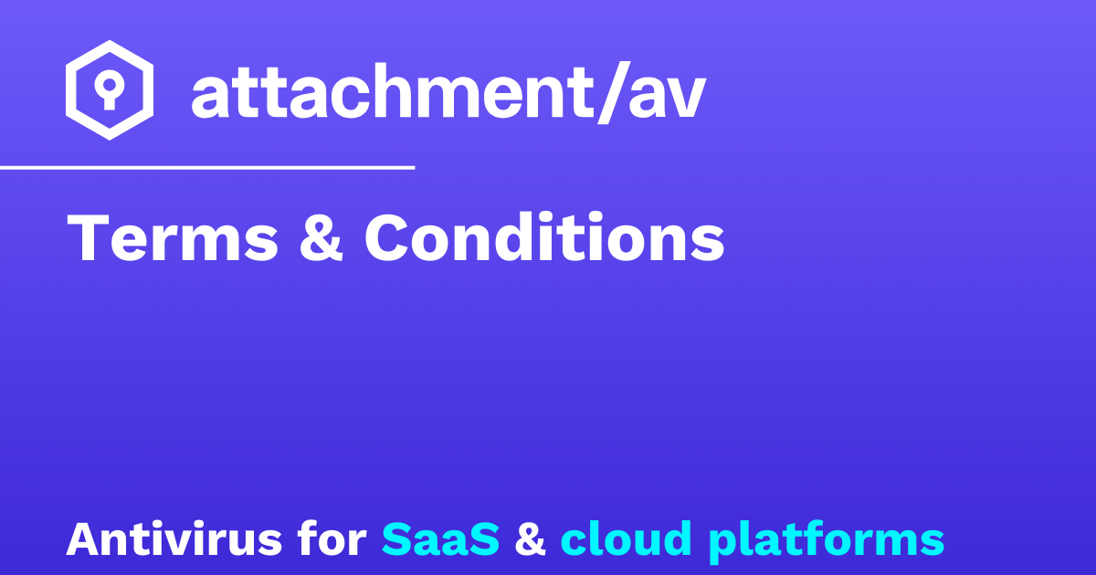 Terms & Conditions – attachmentAV